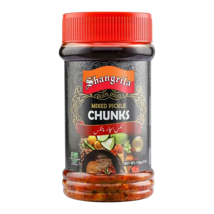 Buy Shangrila Mixed Pickle Chunks 750gm Online at Best Prices | QnE
