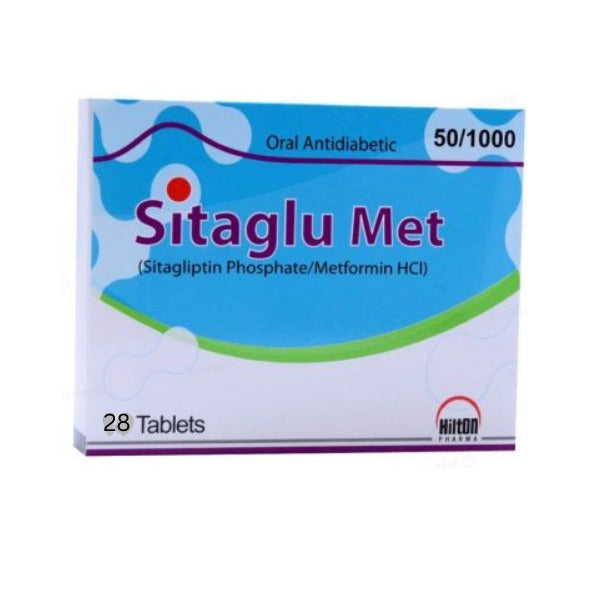 SITAGLU MET 50MG+1000MG TABLETS 7S – QnE