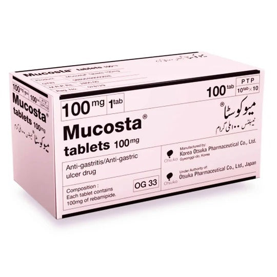 MUCOSTA 100MG TAB – QnE