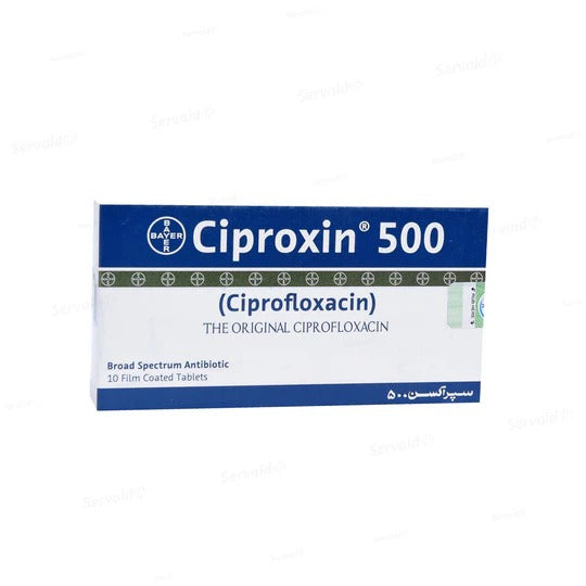 CIPROXIN 500MG TABLETS 10S – QnE