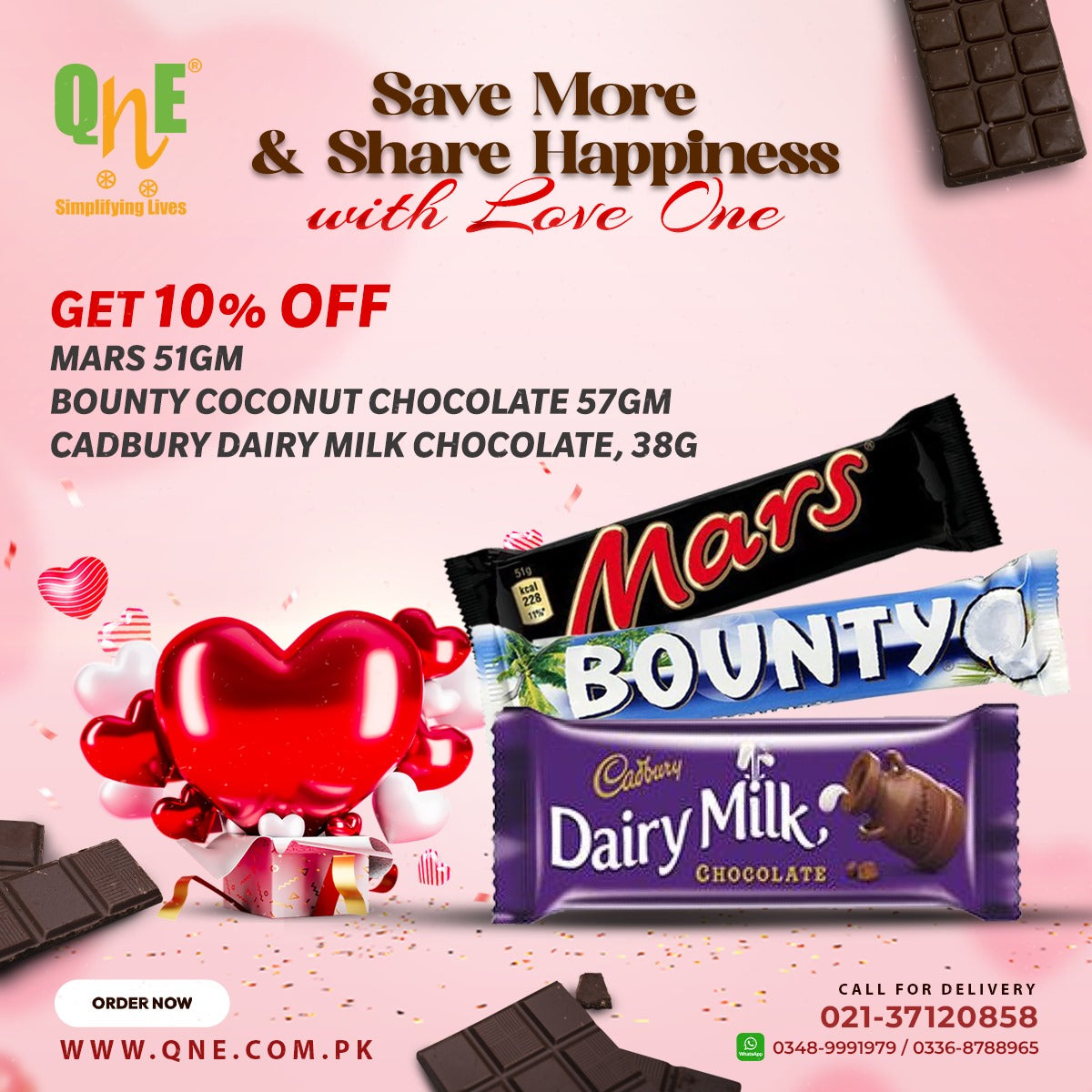 Buy Chocolates Products Online at Best Price in Pakistan | QnE