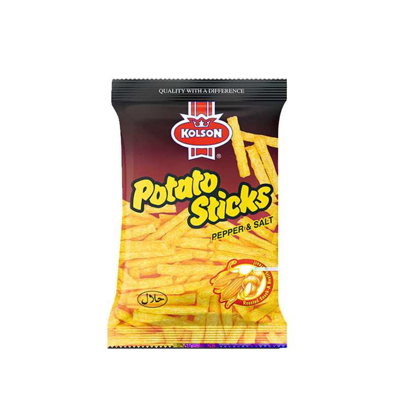 Buy Kolson Potato Sticks Peeper & Salt 23 gm Available Online at Best ...